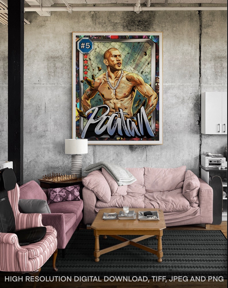 UFC POTAN Alex Pereira Mma , Hi-res, Downloadable, Handmade, Art, the ...