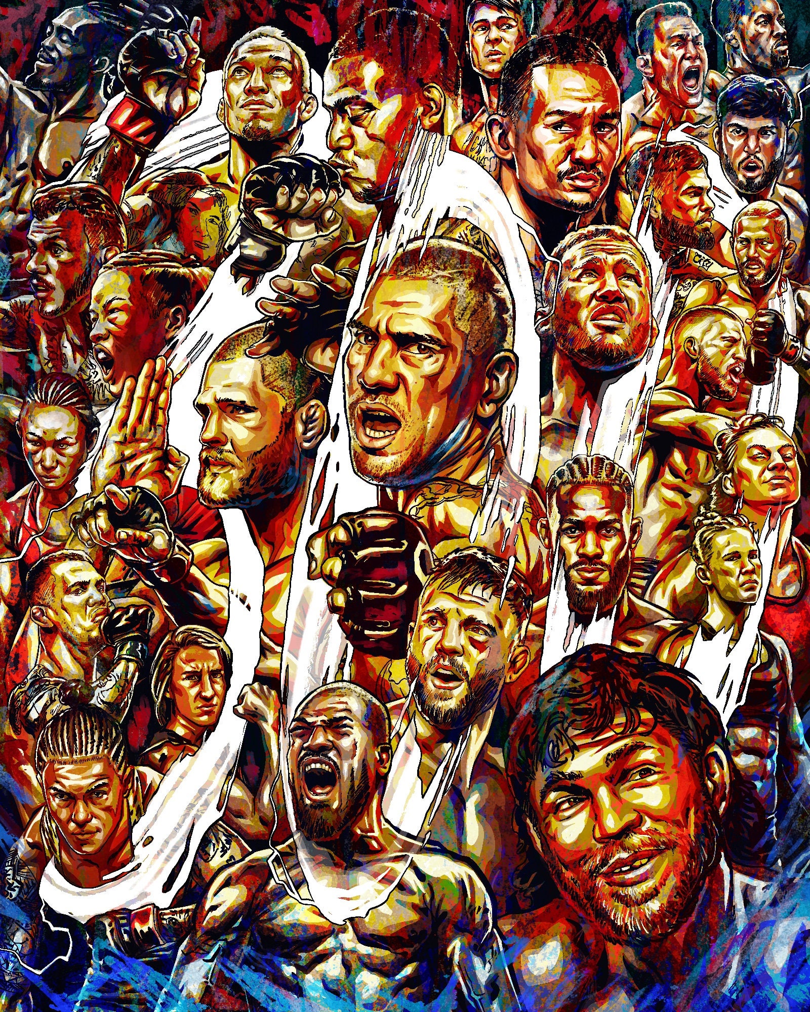 UFC 300: Epic Event Poster - Commemorate the Ultimate Fighting ...