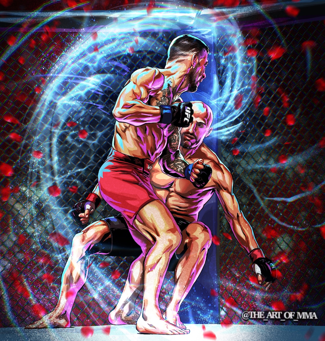 Ilia Topuria / and New / Ufc 298 / Ufc Art / Spanish / Champion / Mixed ...