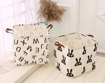 Canvas baskets | Etsy