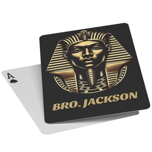 Sphinx Black and Gold Playing Cards – Alpha Phi Alpha Inspired Card ...