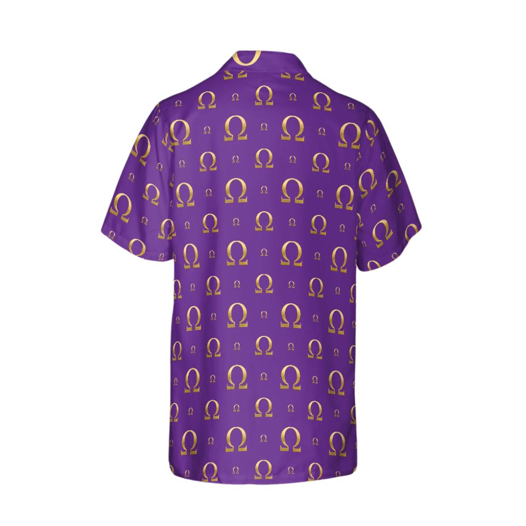 Que Button Down Shirt – Que Psi Phi Fraternity Inspired | Purple & Gold ...