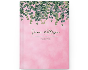Custom AKA Hardcover Journal Initiate Gift Sorority Line Sisters Gifts ...