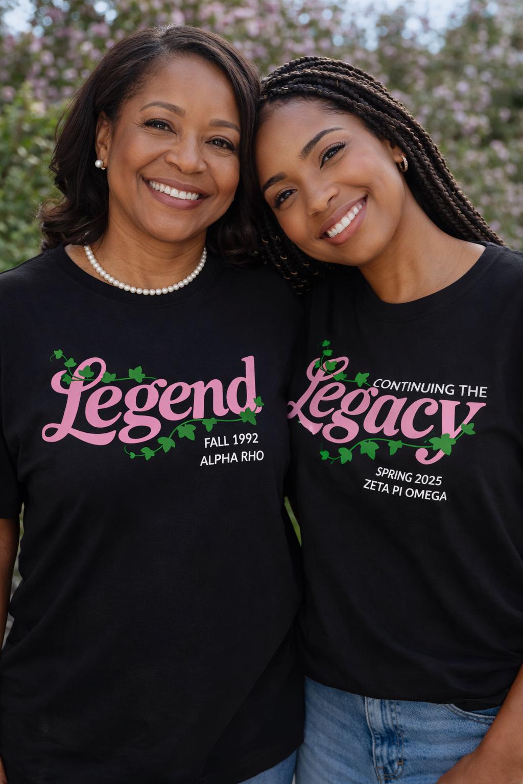 Personalized “continuing Our Legacy” or “legend” Shirt or Sweatshirt ...