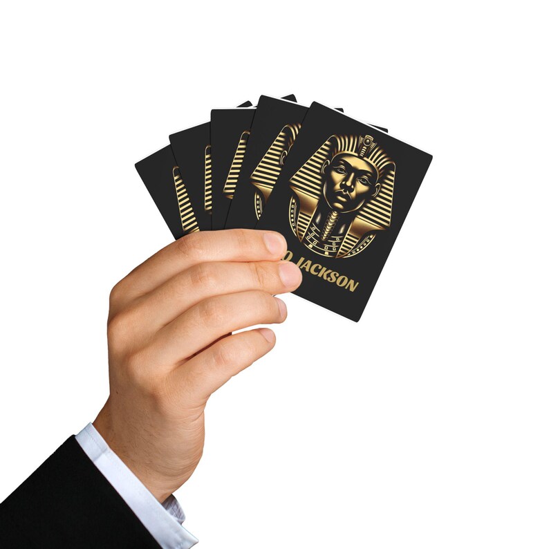 Sphinx Black and Gold Playing Cards – Alpha Phi Alpha Inspired Card ...