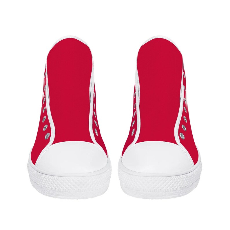 DST Inspired High Top Canvas Sneakers | Delta Sigma Theta Sorority ...