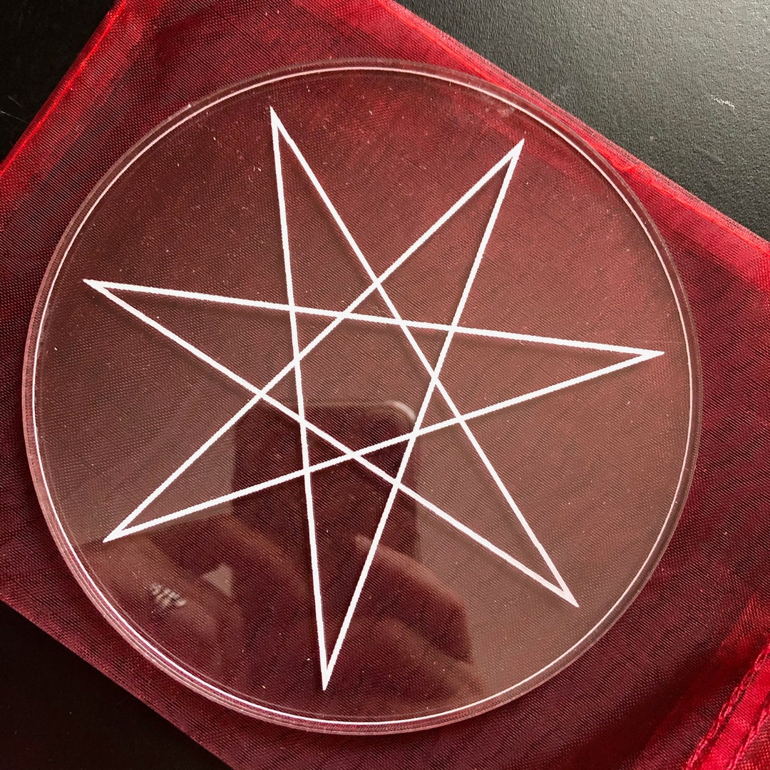Seven Pointed Star Crystal Grid - Etsy