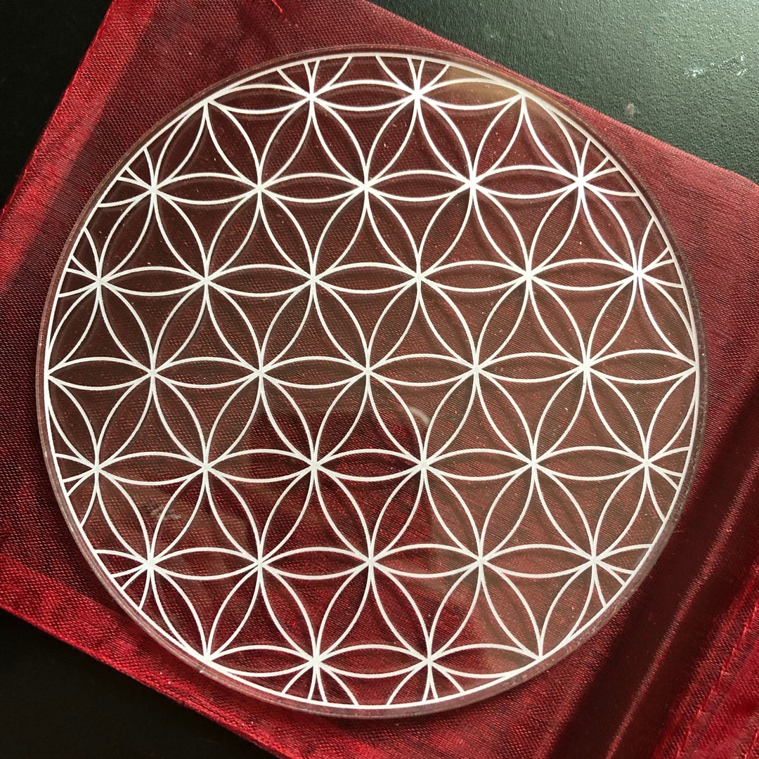 Large Flower of Life Crystal Grid - Etsy