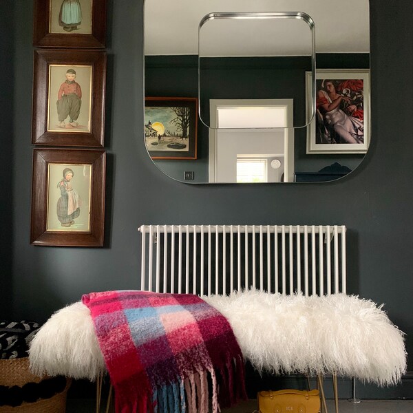 Sheepskin Bench - Etsy