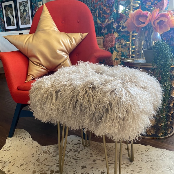Fur Stool - Etsy