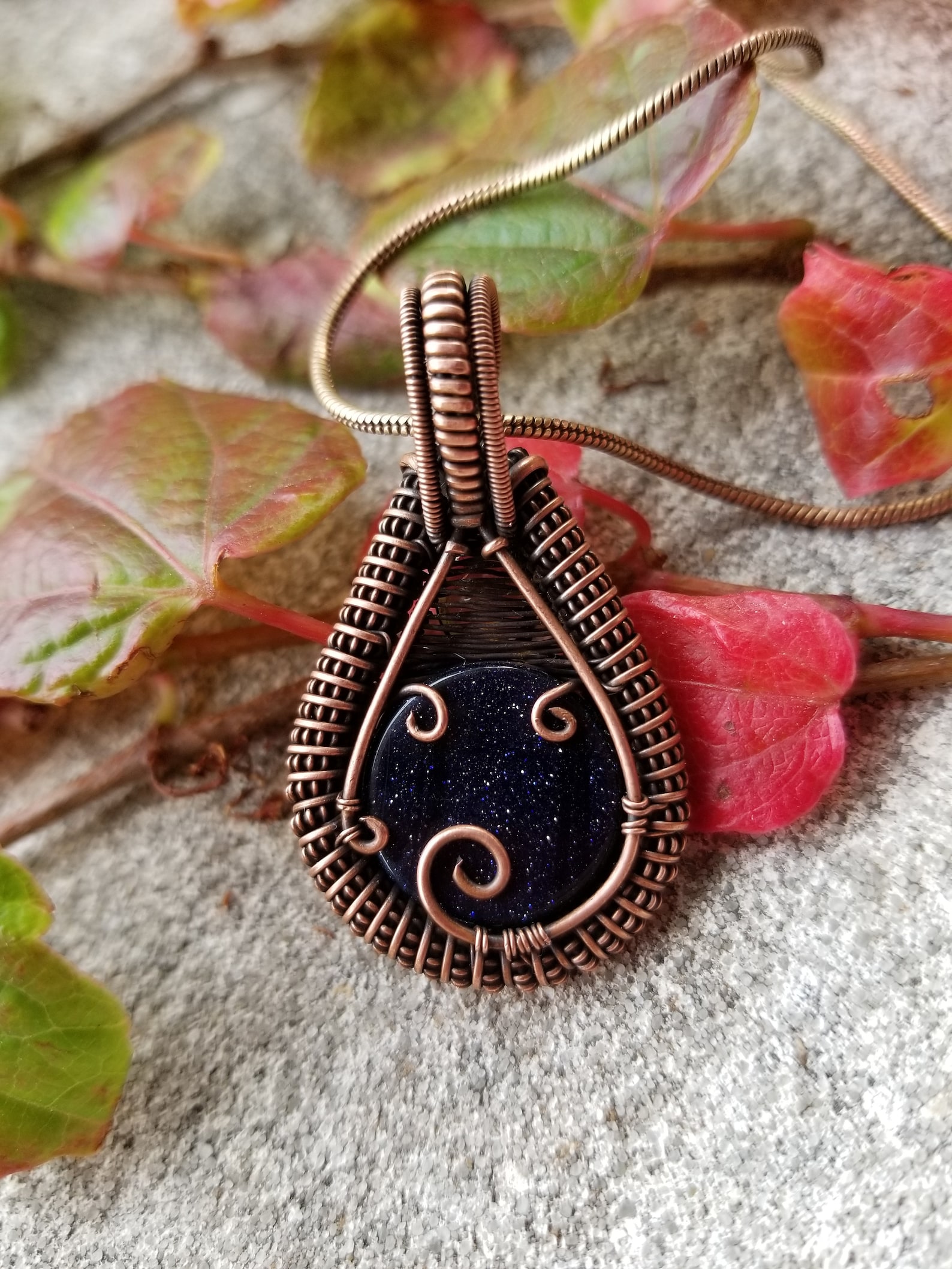 Heady Wire Wrap Pendant Tutorial - Etsy India