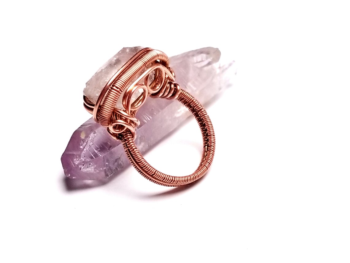 Wire Wrap Tutorial Wire Wrap Crystal Ring Tutorial - Etsy