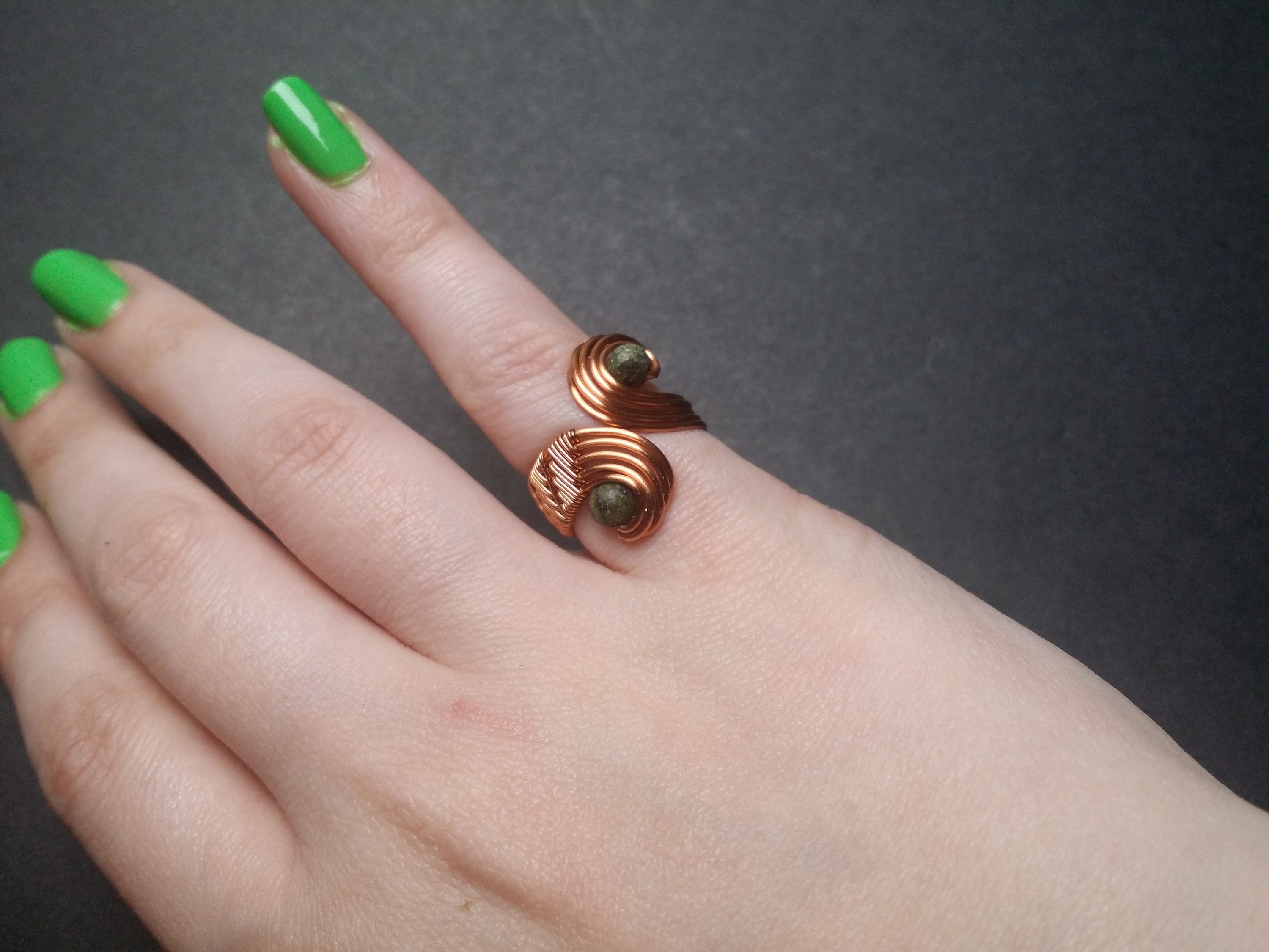 Wire Wrap Ring Tutorial Spiral Wire Wrap Ring Tutorial - Etsy