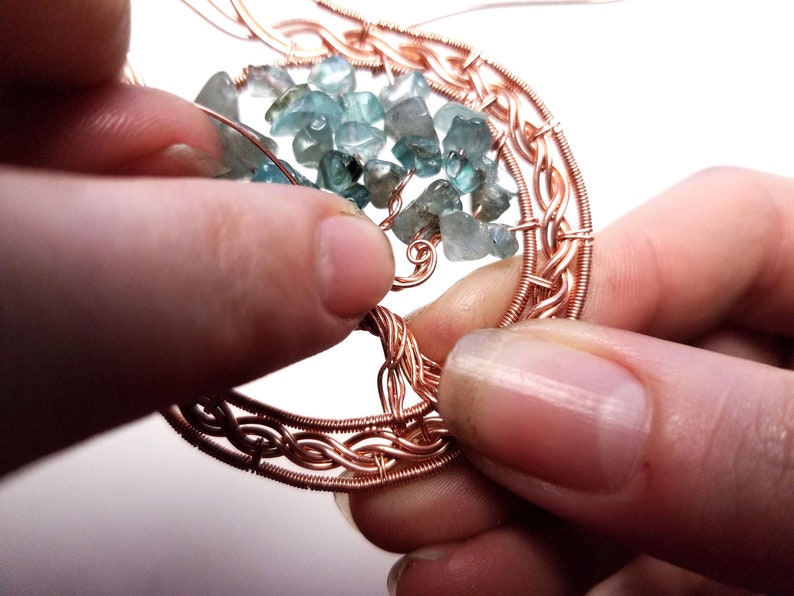 Tree of Life Wire Wrap Tutorial | How to Make A Beaded Wire Tree of ...
