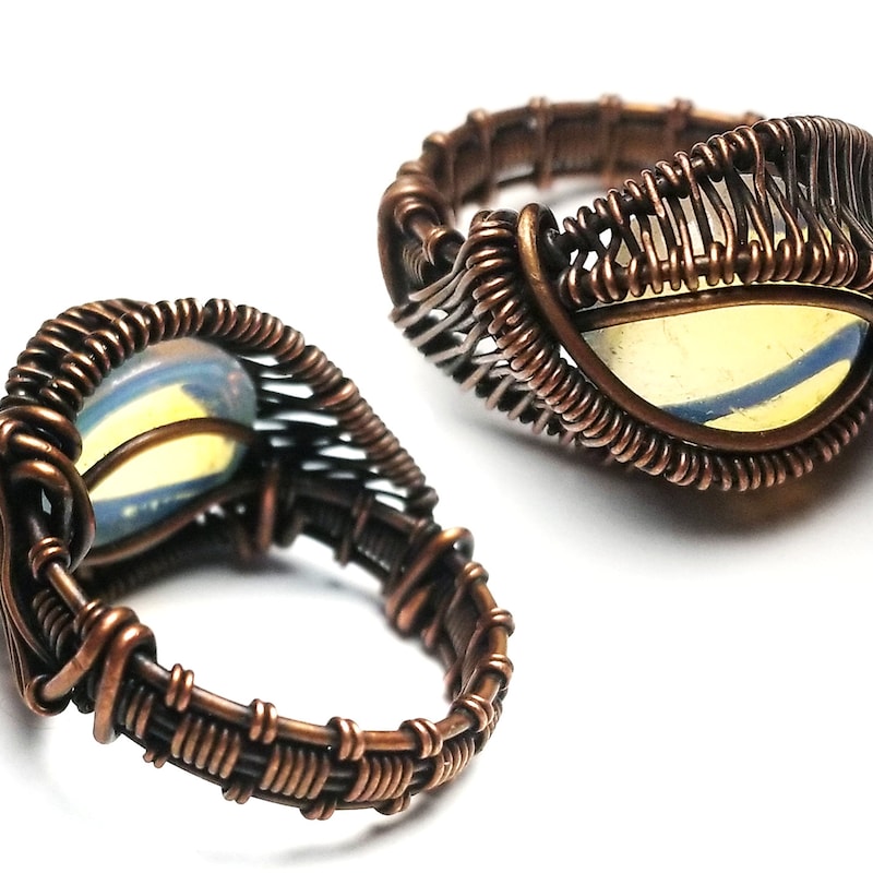 Wire Wrap Rings - Etsy