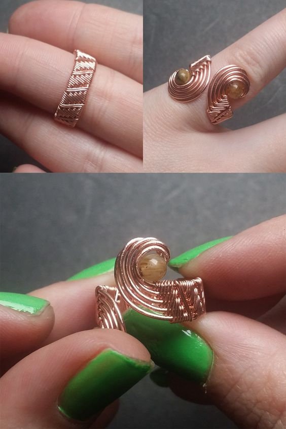 Wire Wrap Ring Tutorial Spiral Wire Wrap Ring Tutorial - Etsy