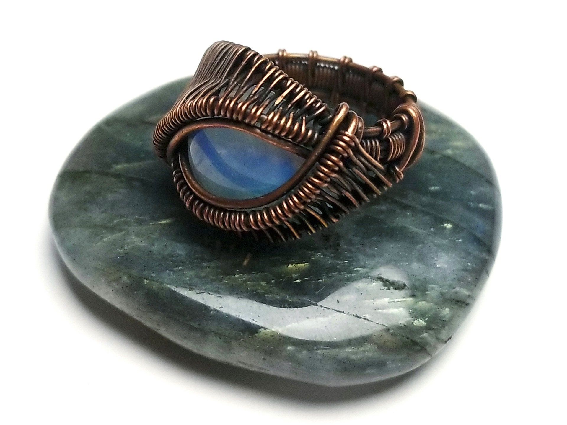 Wire Wrap Ring Tutorial Wire Wrap Cabochon Ring Tutorial - Etsy