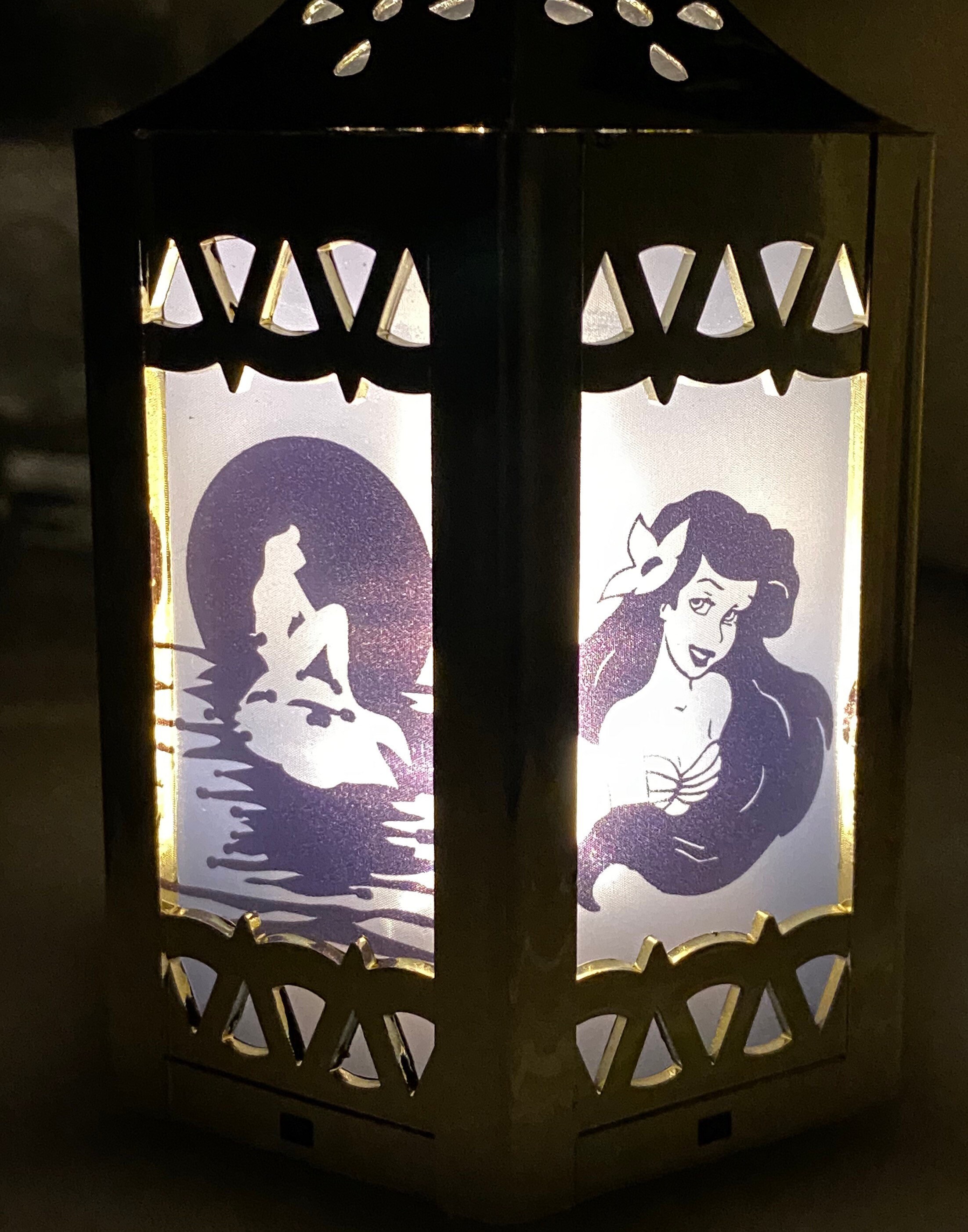 The Little Mermaid V2 Inspired Battery-operated Plastic Mini - Etsy