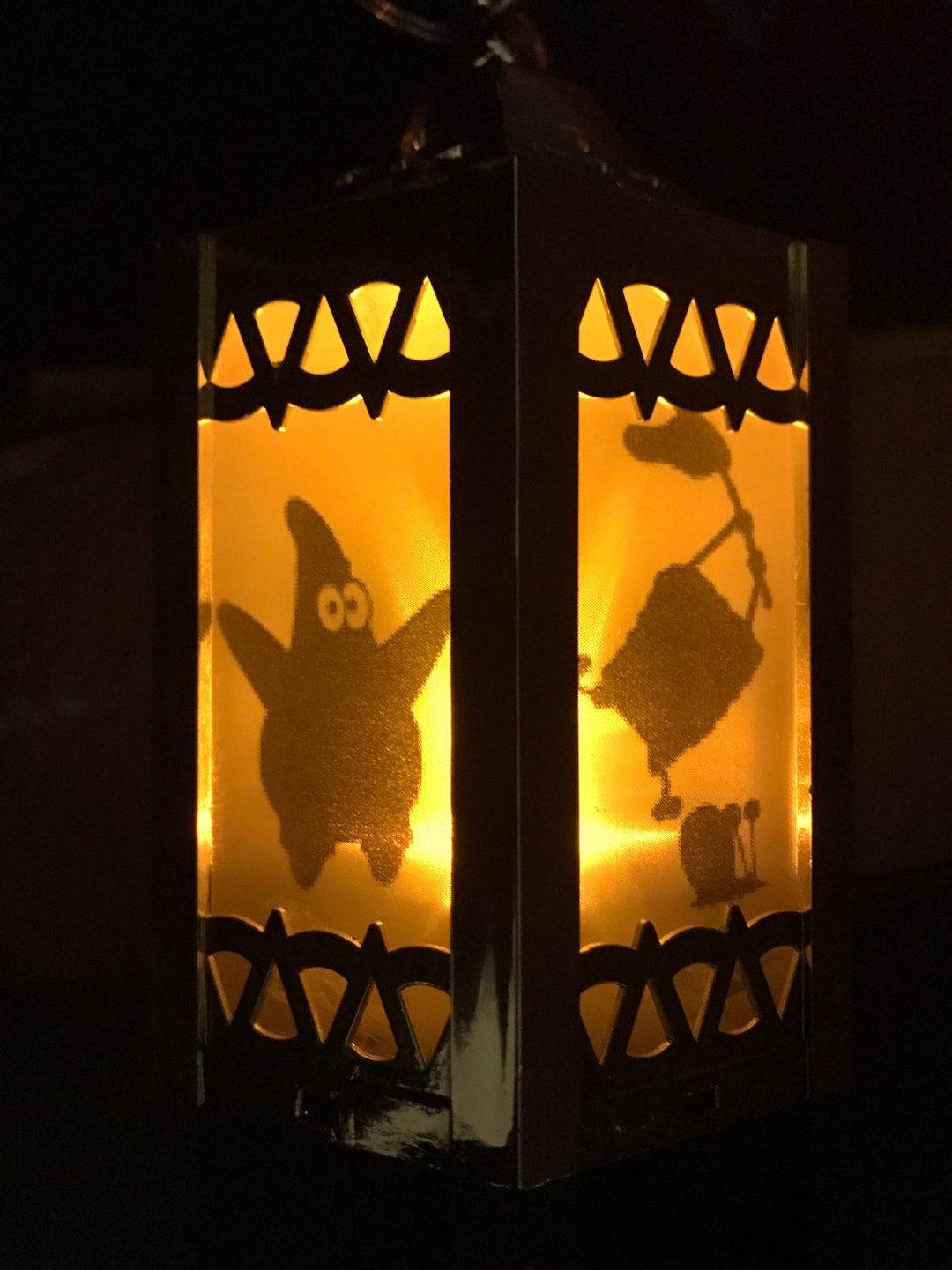 Spongebob Squarepants Inspired Battery-operated Plastic Mini Lantern - Etsy