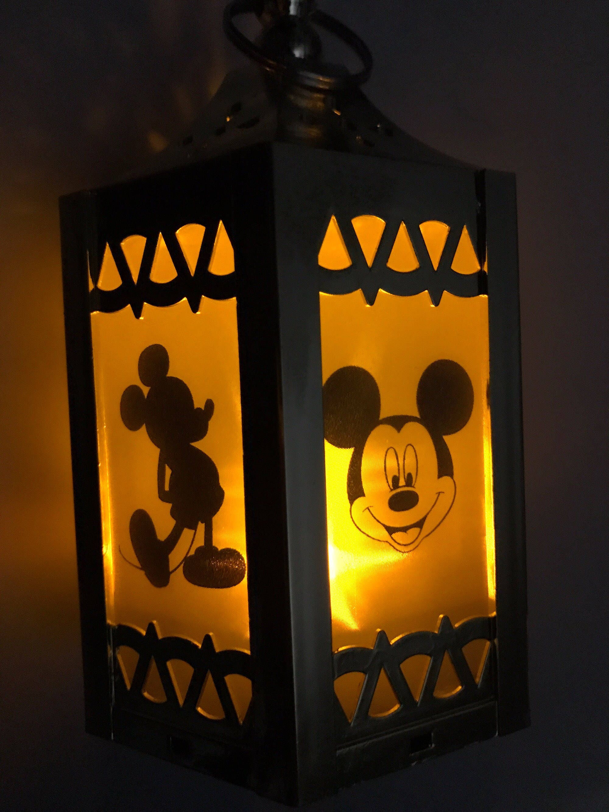 Mickey Mouse Inspired Battery-operated Plastic Mini Lantern | Etsy