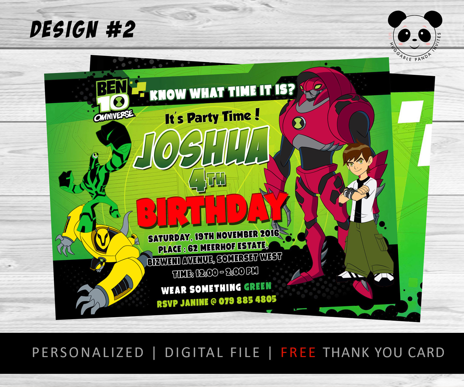 Ben10 Invitations, Ben10 Invitation, Ben10 Invitation, Ben10birthday ...
