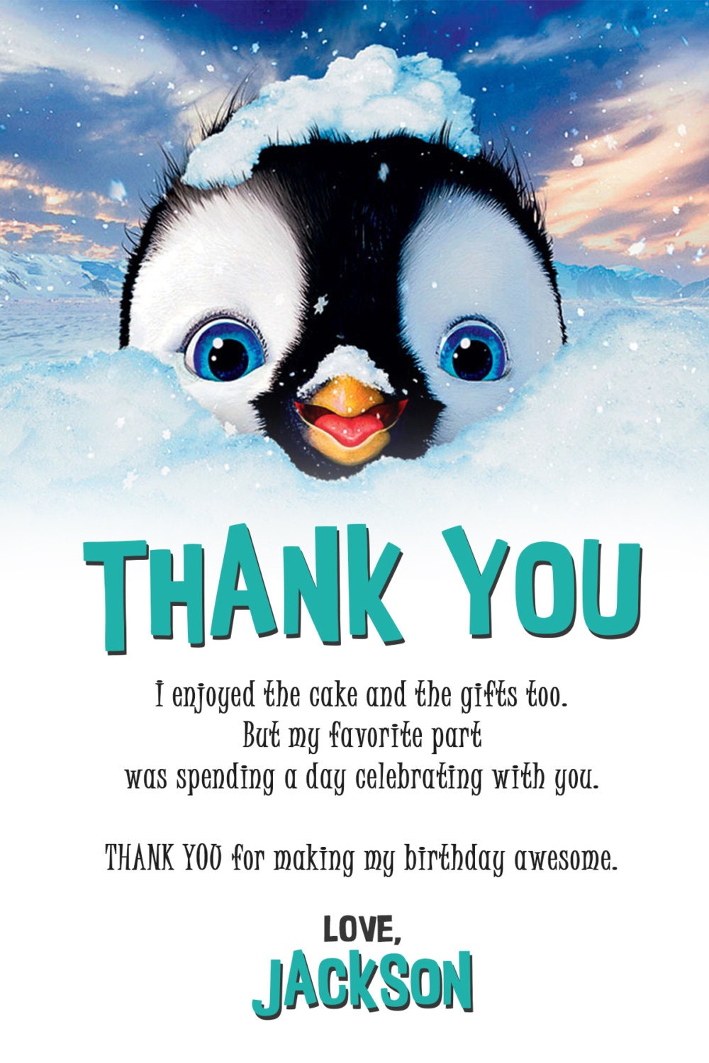 Happy Feet Invitation Happy Feet Birthday Happy Feet Party | Etsy Australia