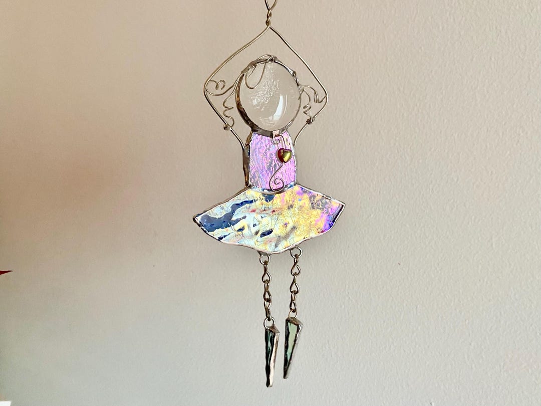 Ballerina, Stained Glass Dancer, Ballet Ornament - Etsy