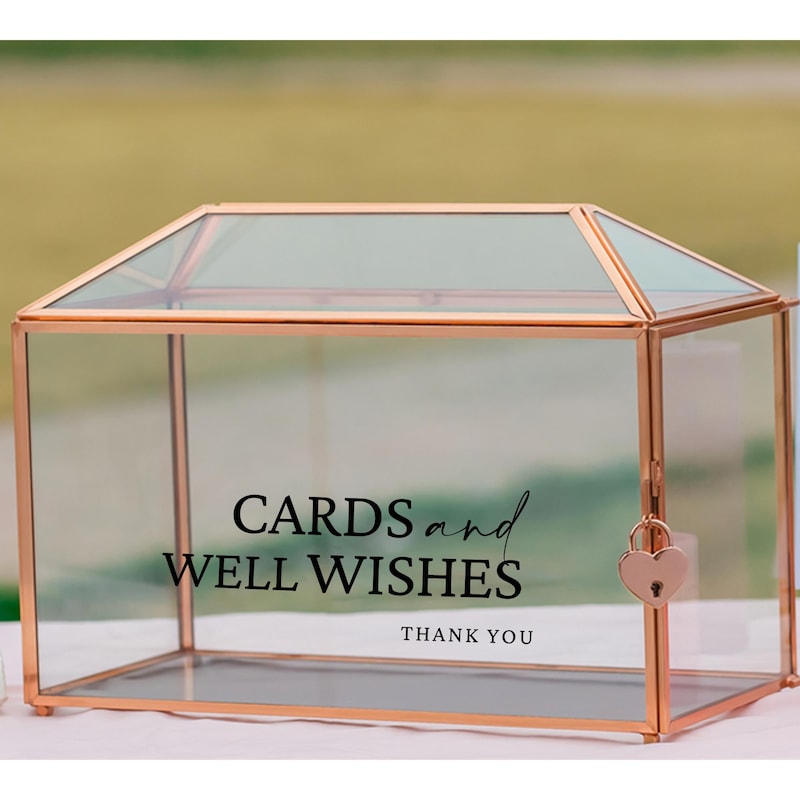 Reception Card Box - Etsy
