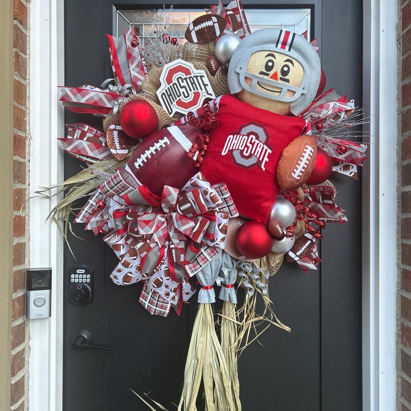 Ohio State Wreath - Etsy