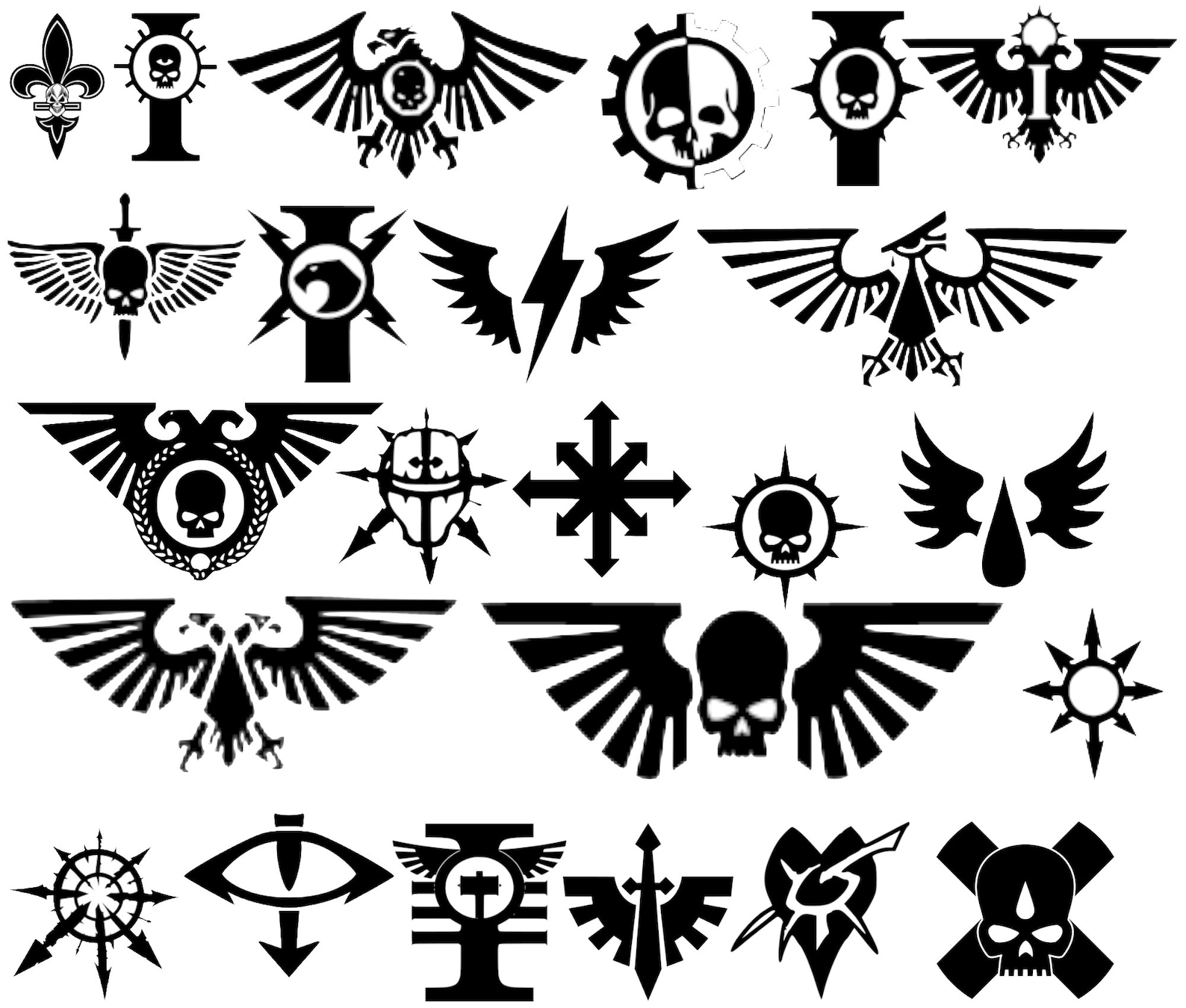 80 Warhammer 40k vectors. 80 SVG files. adeptus astartes | Etsy