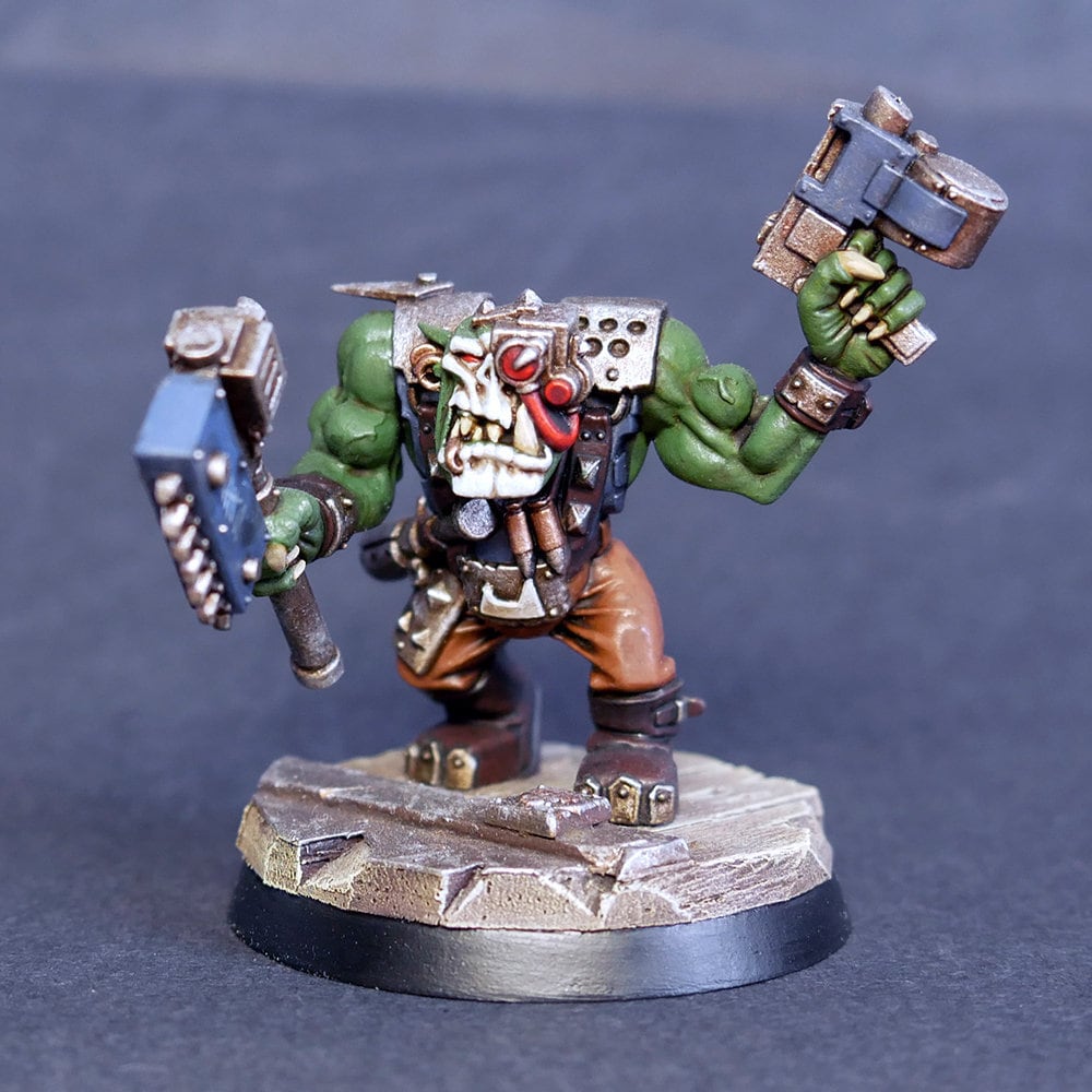 Toys & Games Warhammer 40K Painted Death Skulls Ork Nob Role Playing ...