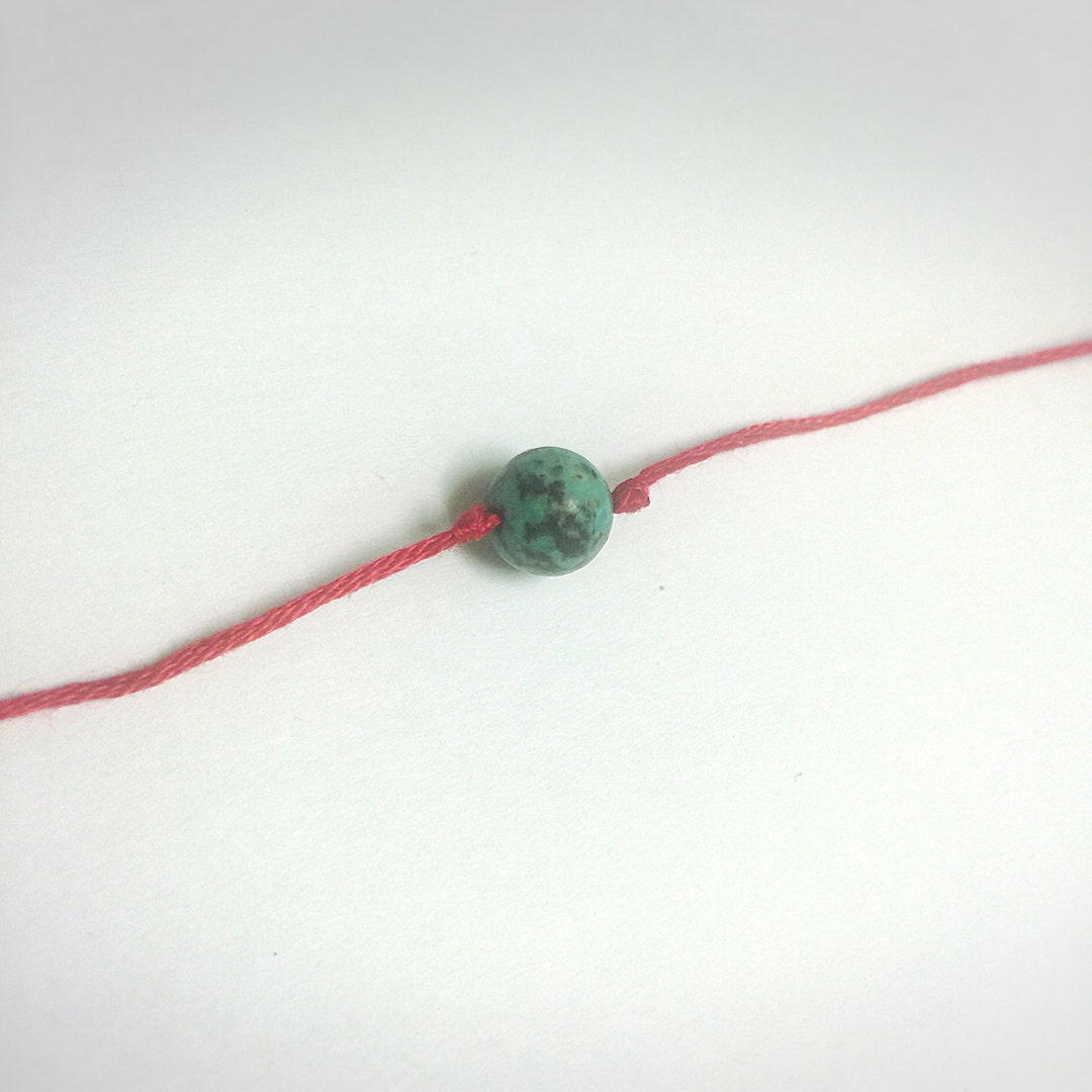 Blessed Little Red String Bracelet With Mala Bead - 3 Quantity - Etsy