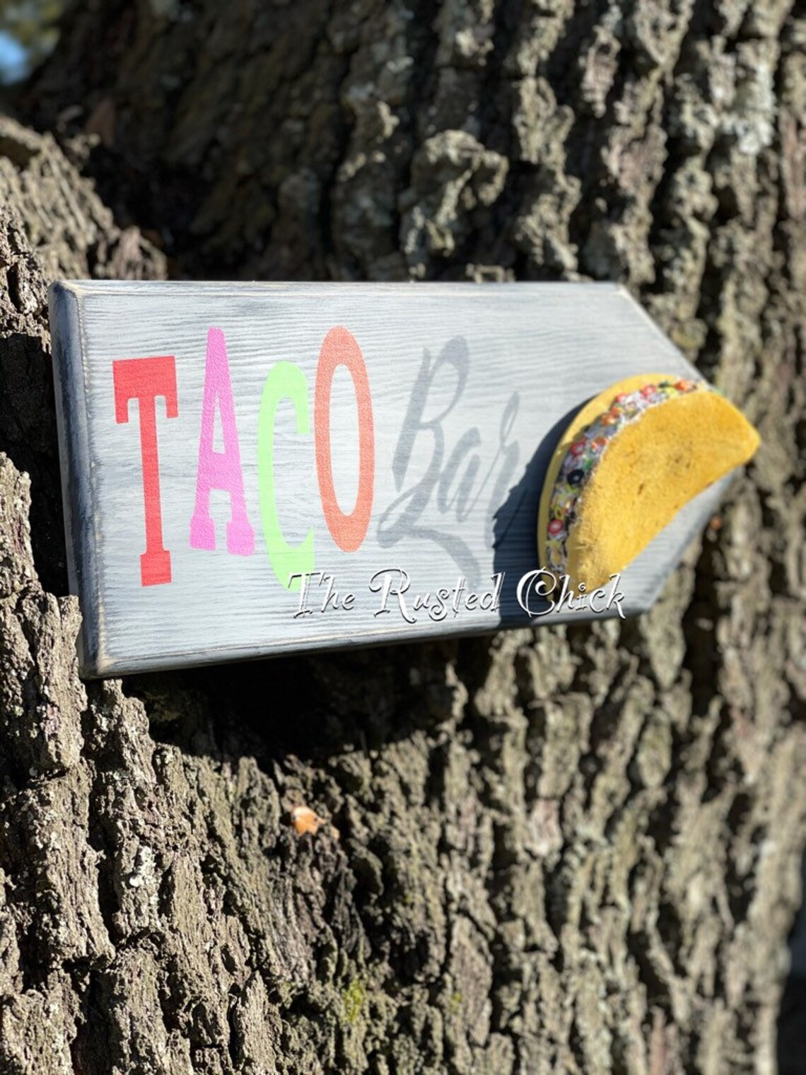 TACO BAR Sign TACO Sign Fiesta Sign Taco Tuesday Handmade - Etsy