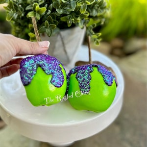 FAKE Poison Apple, Fake Halloween Decor, Realistic Faux Food, Halloween ...