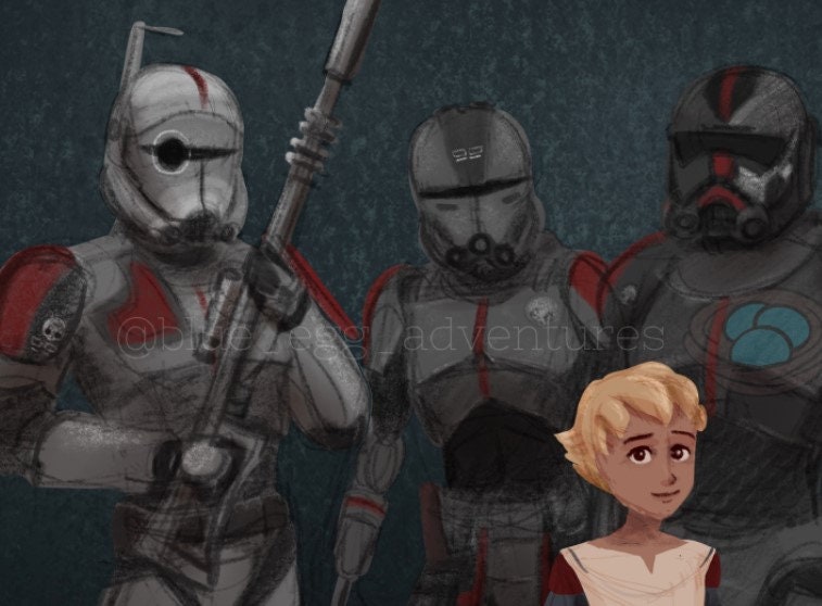 Bad Batch Poster Star Wars Print the Bad Batch Bad Batch - Etsy