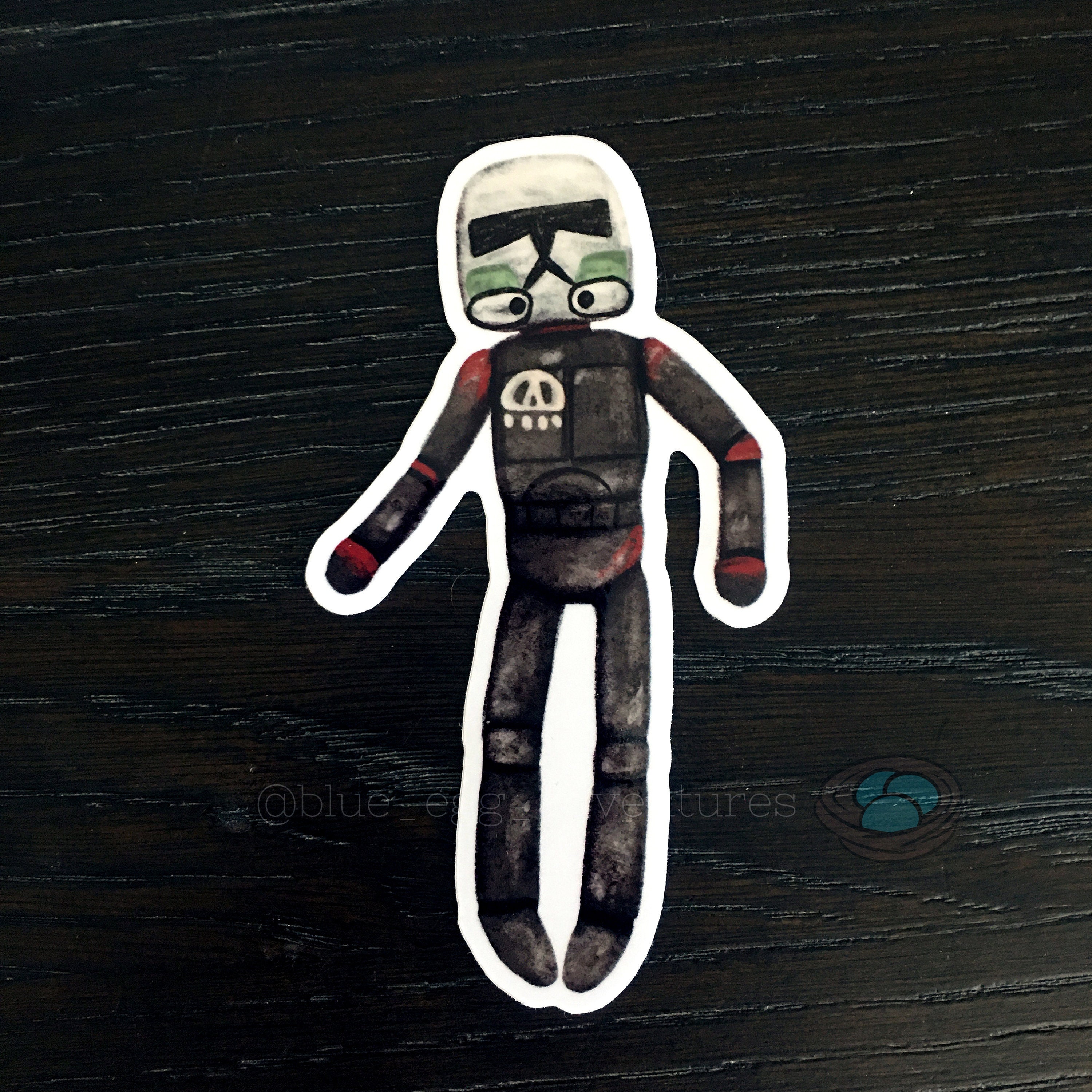 Bad Batch Omega Sticker - Bad Batcher Doll Decal - Clone Force 99 Vinyl ...