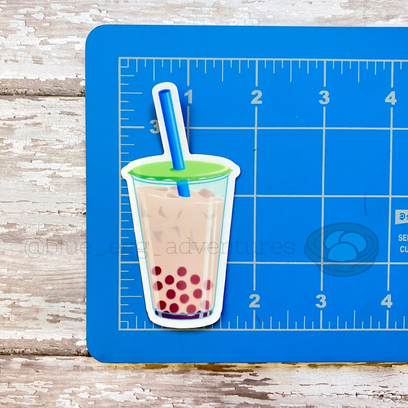 Boba Tea Sticker Bubble Tea Car Decal Cute Pearl Milk Tea - Etsy