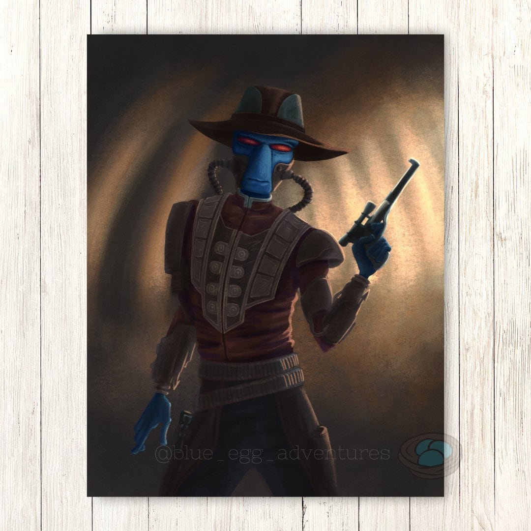 Cad Bane Art Star Wars Bounty Hunter the Bad Batch Print - Etsy