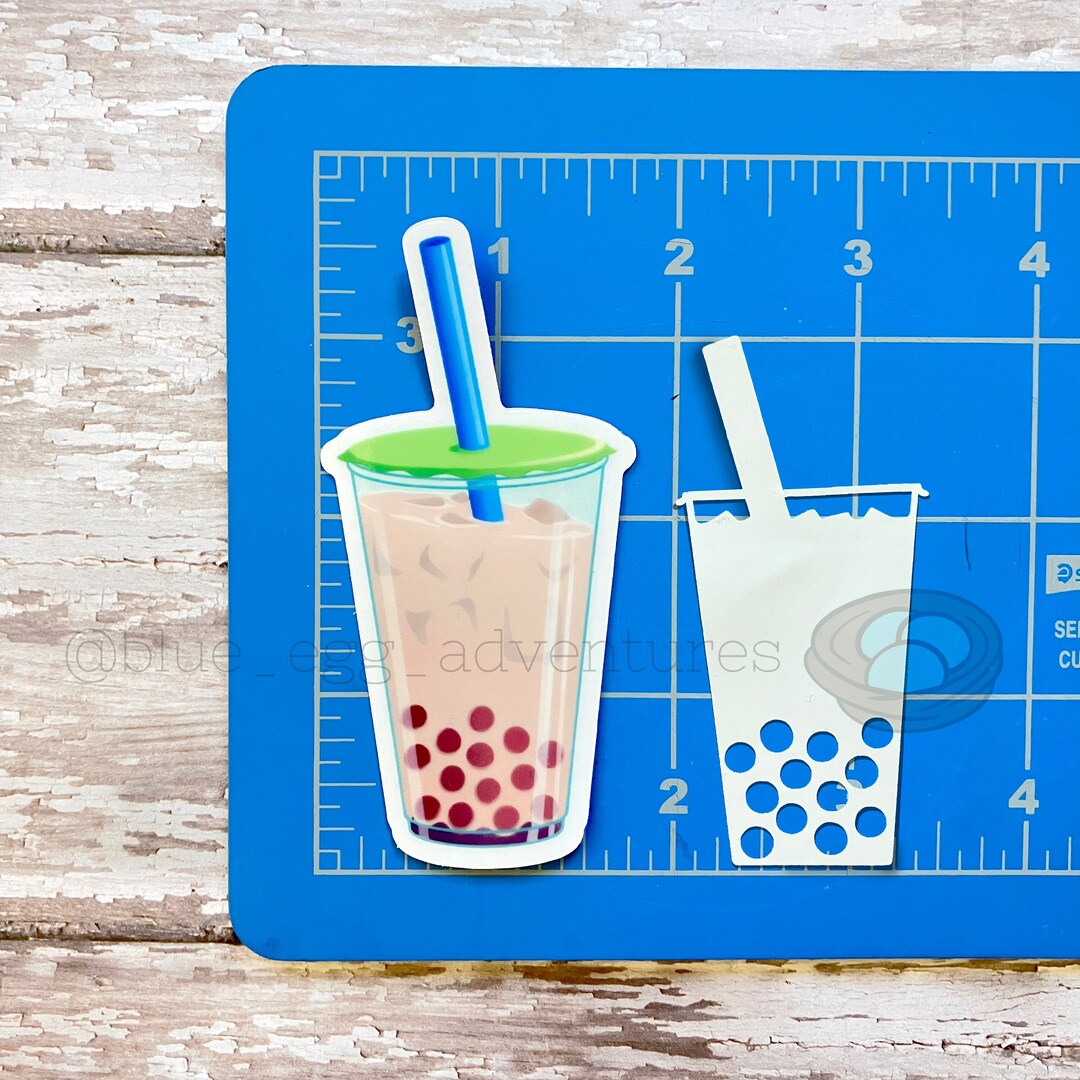 Boba Tea Sticker - Bubble Tea Car Decal - Cute Pearl Milk Tea Stickers ...