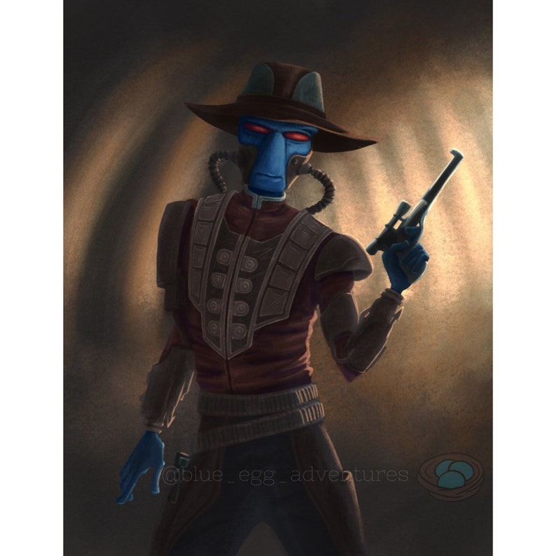 Cad Bane Art - Star Wars Bounty Hunter - the Bad Batch Print - the ...
