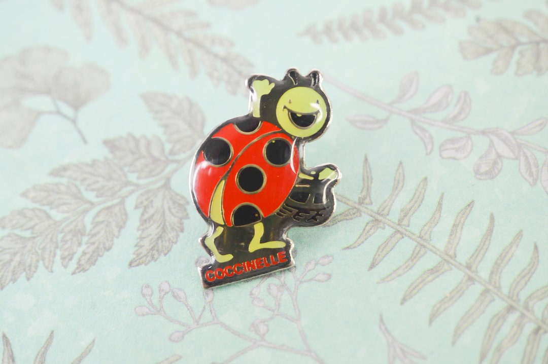 Vintage Pretty Ladybug Pins, Animal Pins, Insects, Lucky Charm, Funny ...