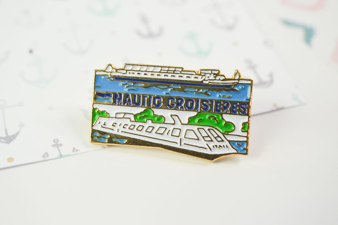 Vintage Cruise Ship Pins Leisure Tourism Nautic Cruises - Etsy