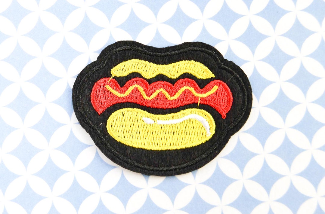 Patch thermocollant Hot dog - Patch nourriture - Patch customisation ...