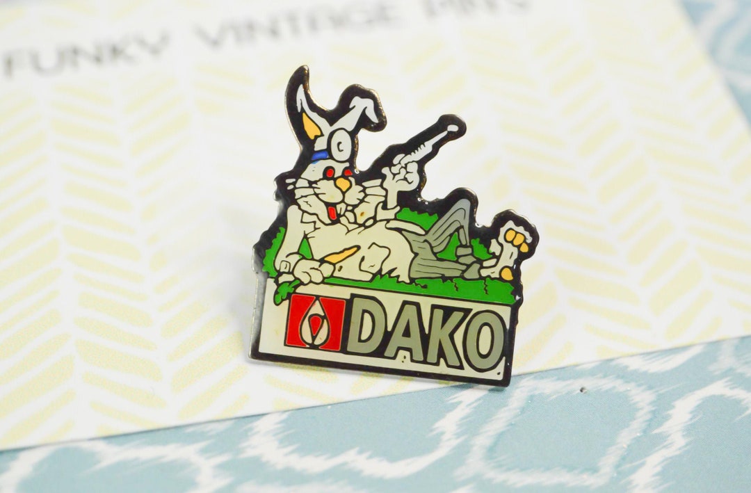 Crazy Doctor Rabbit Pins, Funny Brooch, DAKO Pathology Solutions Carrot ...