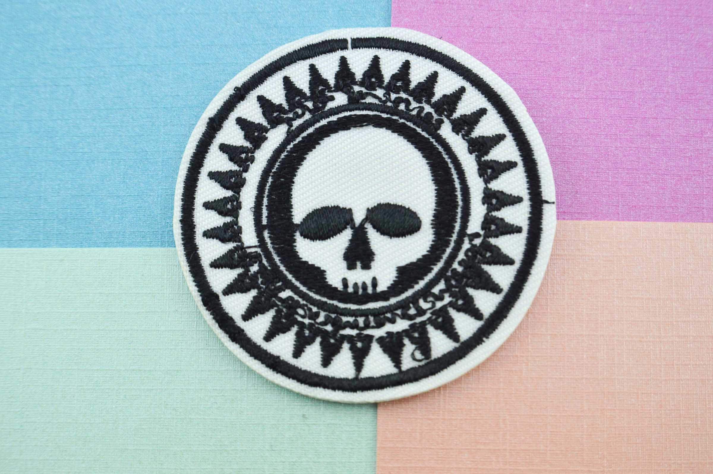 Skull Patch Military Skeleton Patch Customization Rock | Etsy