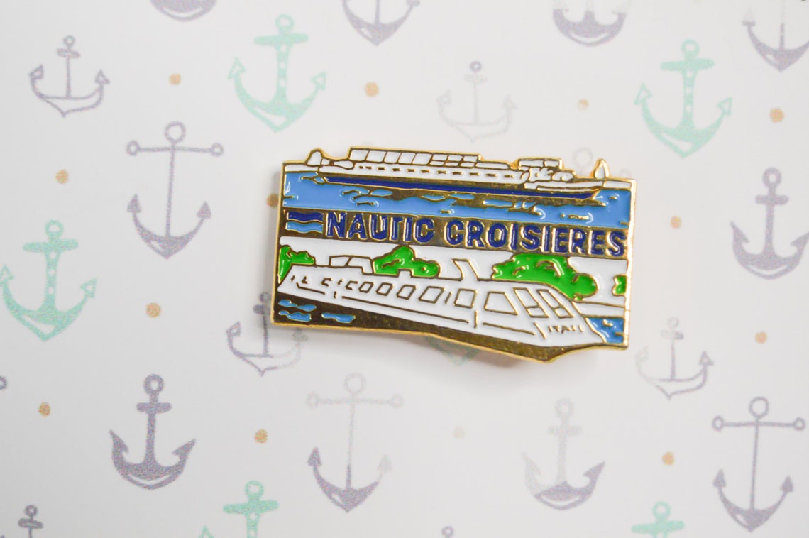 Vintage Cruise Ship Pins Leisure Tourism Nautic Cruises - Etsy