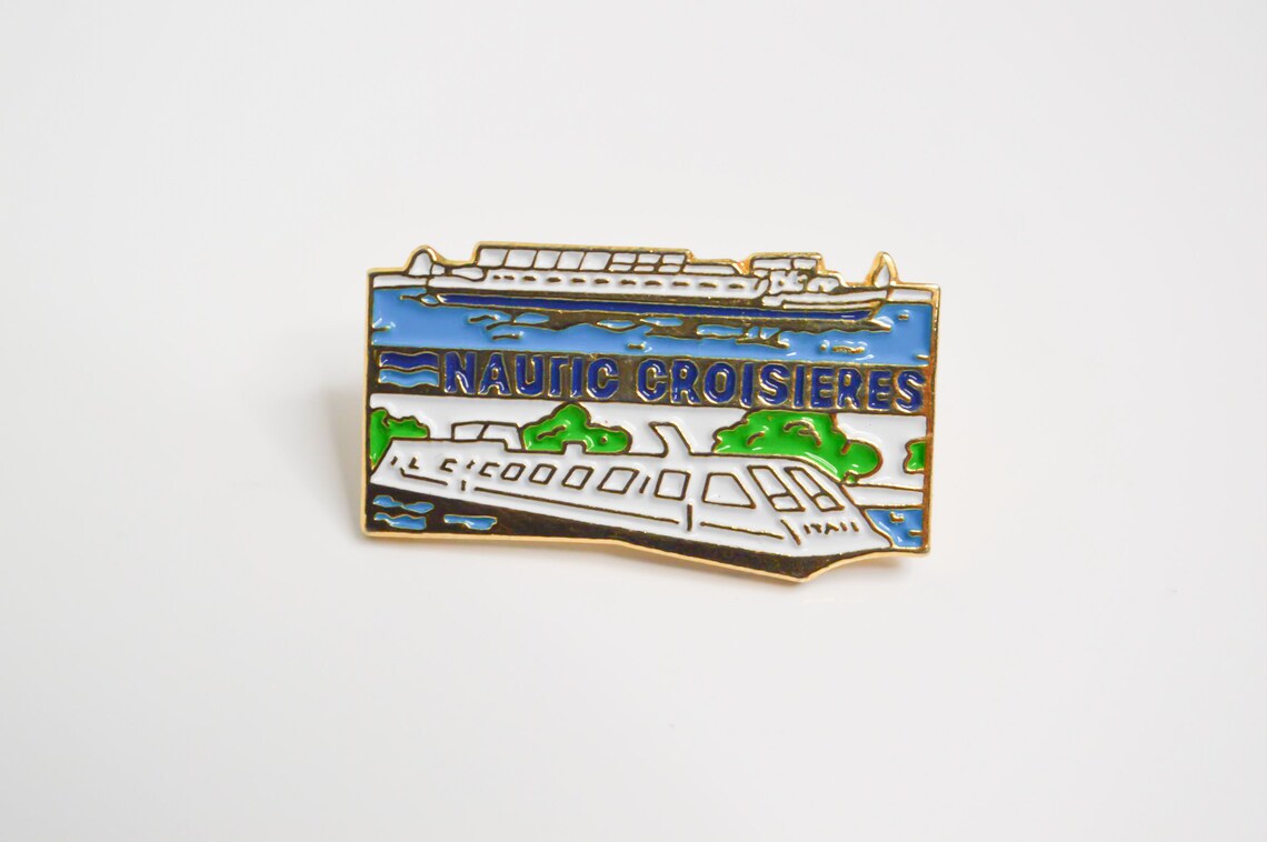 Vintage Cruise Ship Pins Leisure Tourism Nautic Cruises - Etsy