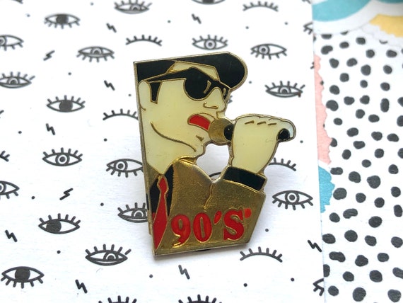 Pin's Singer Musician 90’s - Cartoon - Cartoon - Vint… - Gem