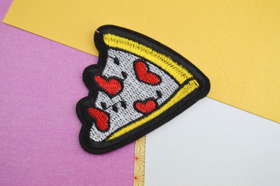 Piece of Pizza Iron on Patch Customization Patch Patch | Etsy
