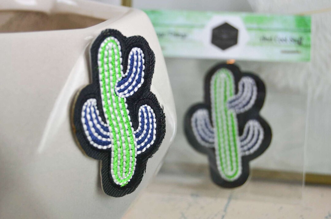 Cactus Iron on Patch Green Plant Patch Customization Patch - Etsy